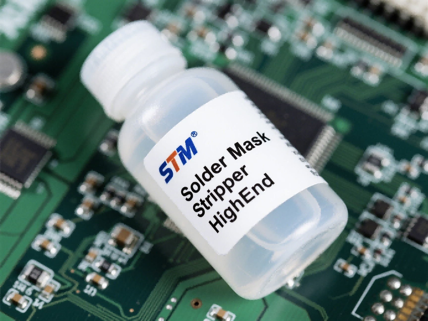 高端阻焊剥离剂 (Solder Mask Stripper) | PCB/HDI/FPC 返工 | 不伤铜/金 | 圣天迈